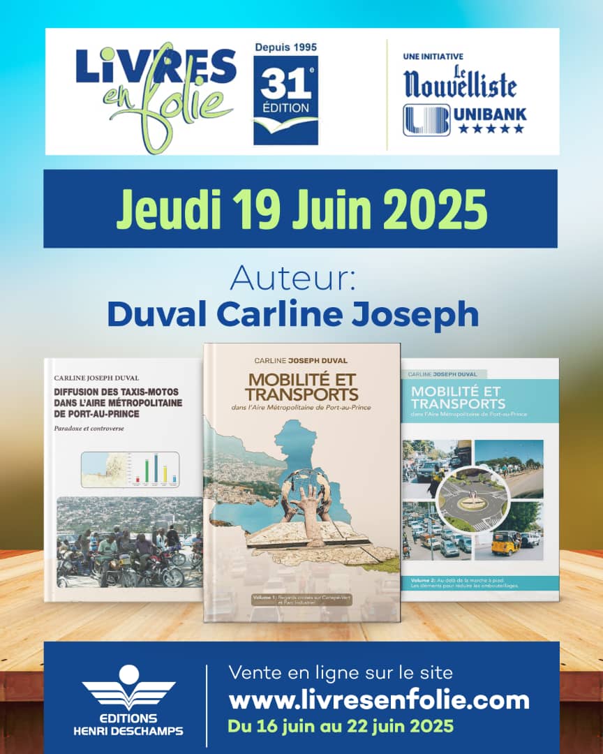 Ouvrages et communications – Carline JOSEPH DUVAL